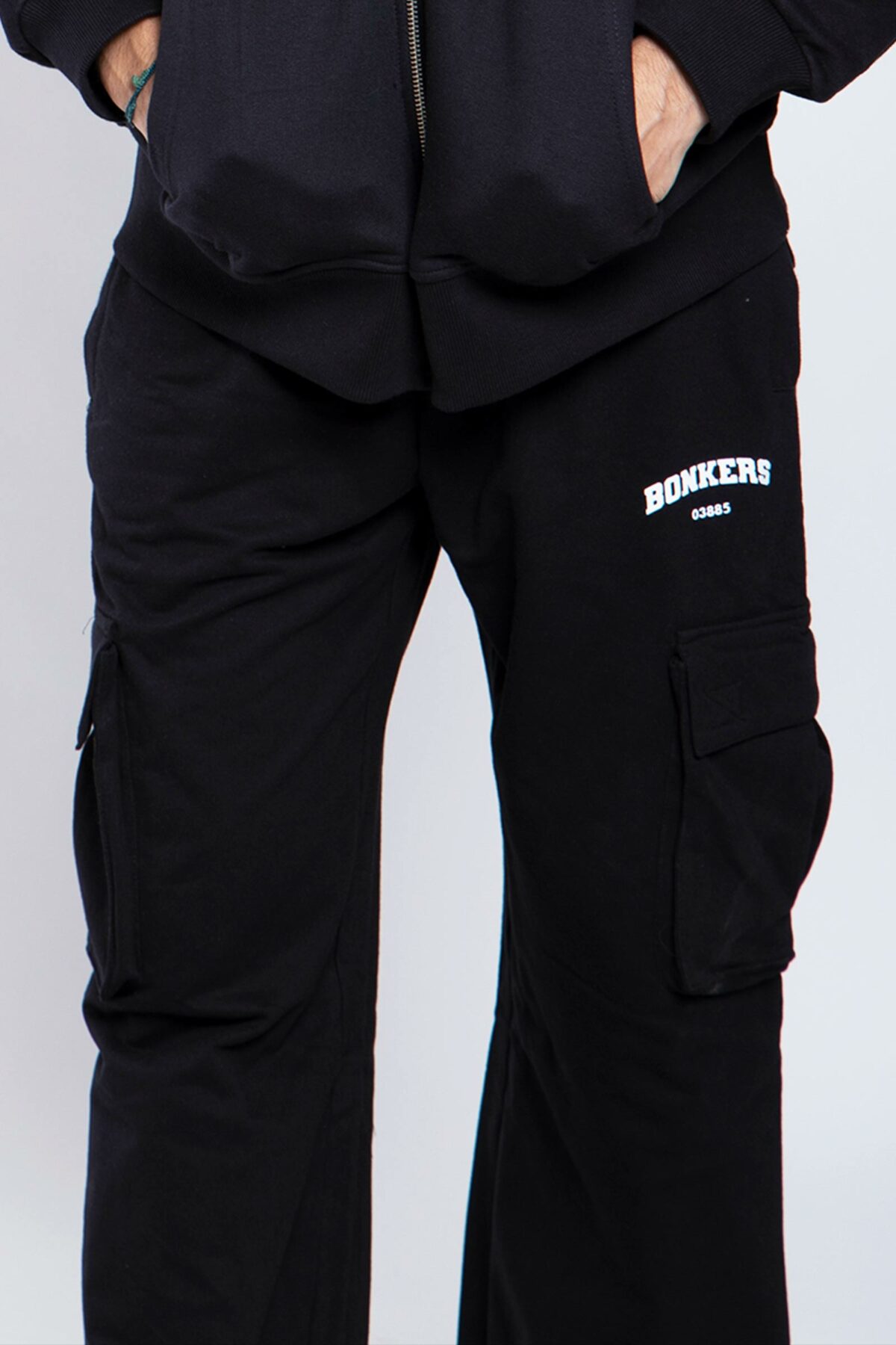 Black Utility Straight Fit Pant – Bonkers Corner
